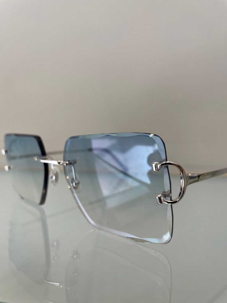 CARTIER CT00920 002 (CUSTOM DEGRADEE BLAUW MEEKLEUREND DIAMAND CUT ...
